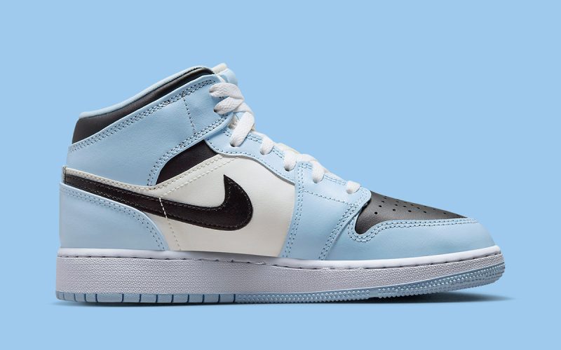 Air Jordan 1 Mid GS ‘’Ice Blue’’ - 555112-401 | Sneaker Style