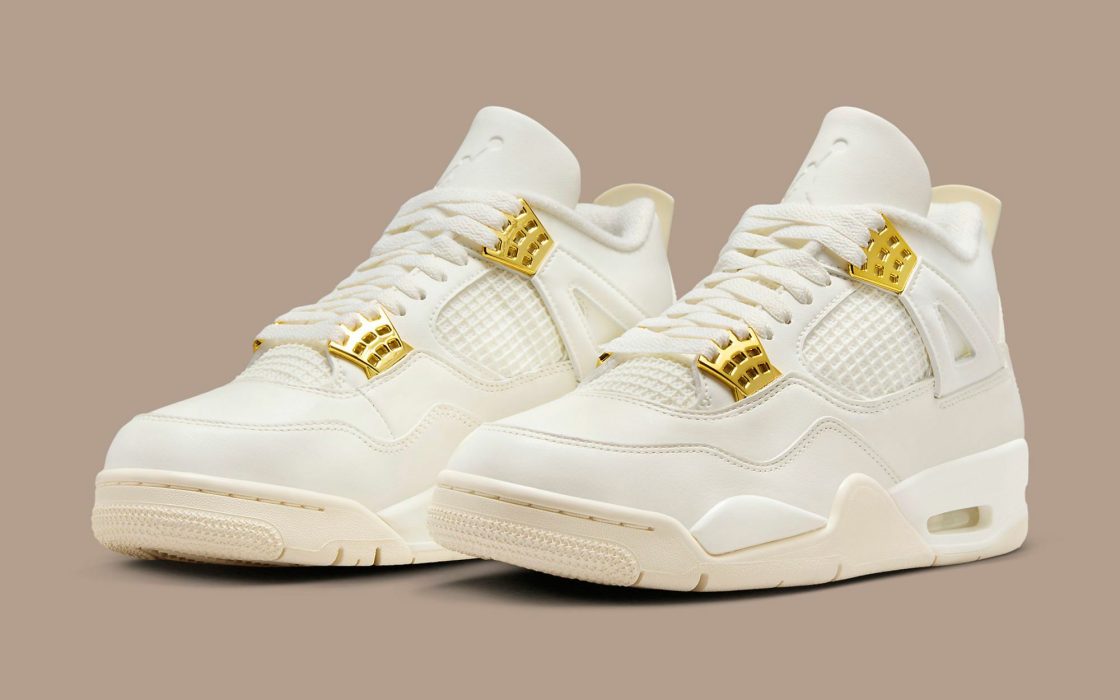 Air Jordan 4 ‘’Sail/Metallic Gold’’ - AQ9129-170 | Sneaker Style
